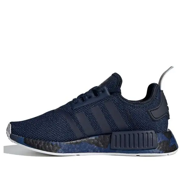 Adidas Nmd_r1 J Camo Sole Sneakers - Blue