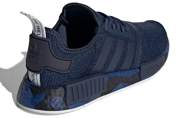 Adidas Nmd_r1 J Camo Sole Sneakers - Blue