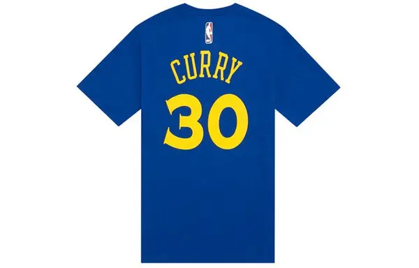 Nike Nba Golden State Warriors Dry Tee Curry 30 Sports Short Sleeve - Blue
