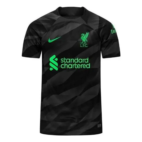 Nike Liverpool 23-24 Short Sleeve Goalkeeper Jersey - Black