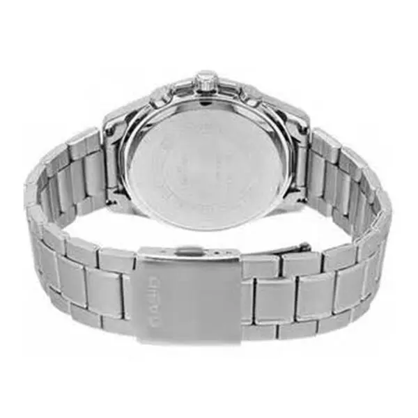 Casio Stainless Steel Quartz Watch With Analog Display