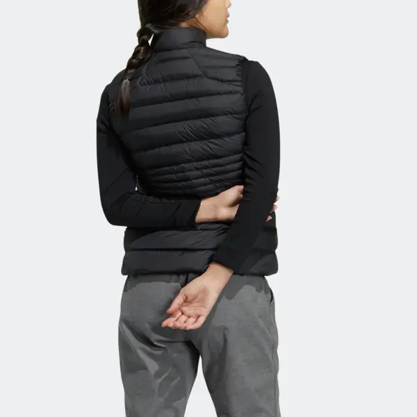 Adidas Puffer Vest With Stand Collar - Black