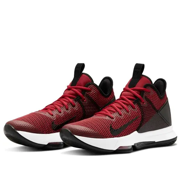 Nike Lebron Witness Iv Ep High Top Sneakers - Red/black