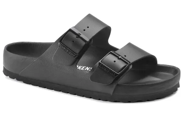 BIRKENSTOCK Arizona Leather Sandals - Black