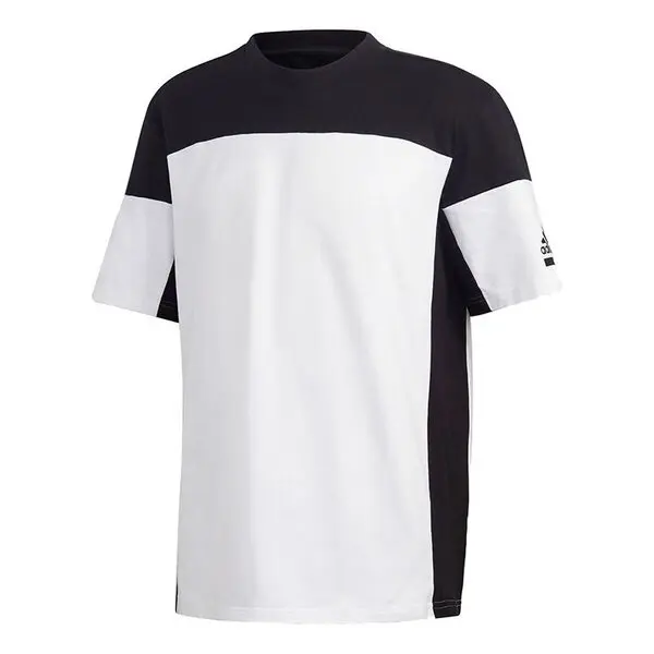 Adidas Zne Tee Running Gym Training Colorblock Short Sleeve