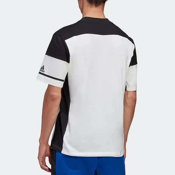 Adidas Zne Tee Running Gym Training Colorblock Short Sleeve