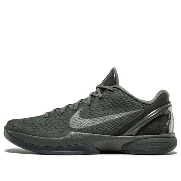 Nike Zoom Kobe 6 Low Top Sneakers - Grey/black