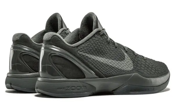 Nike Zoom Kobe 6 Low Top Sneakers - Grey/black