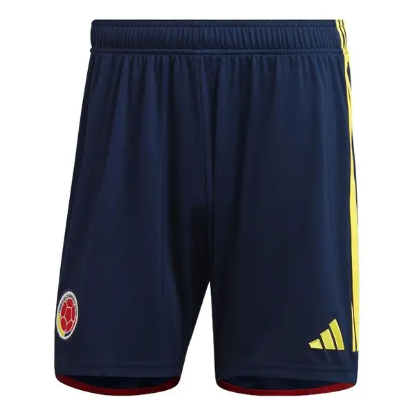 Adidas Colombia National Team Home Shorts - Navy/yellow