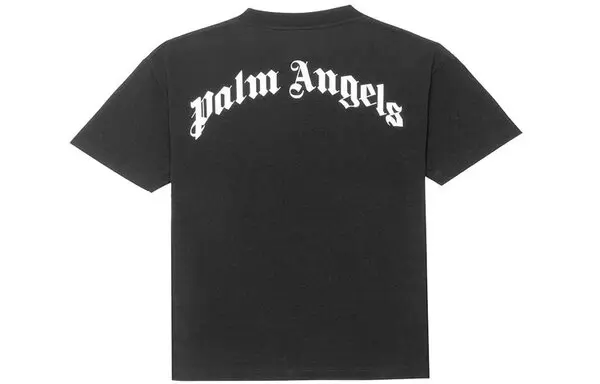 Palm Angels Printing Round Neck T-shirt