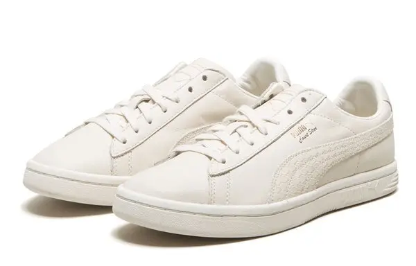 PUMA Court Star Fs Premium Sneakers - White/grey