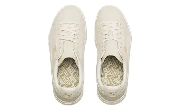 PUMA Court Star Fs Premium Sneakers - White/grey