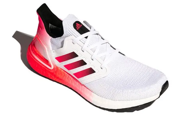 Adidas Ultra Boost 20 Athletic Sneakers - White/pink