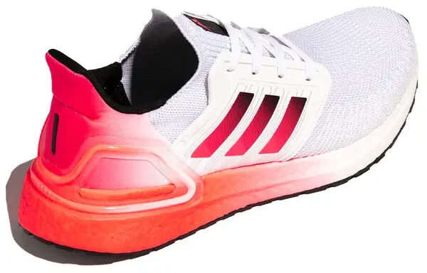 Adidas Ultra Boost 20 Athletic Sneakers - White/pink