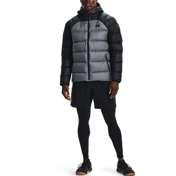 Under Armour Down Puffer Jacket - Black/grey