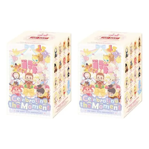 POP MART Celebrating The Moment 15th Anniversary Figures Sealed Case - Multi-color