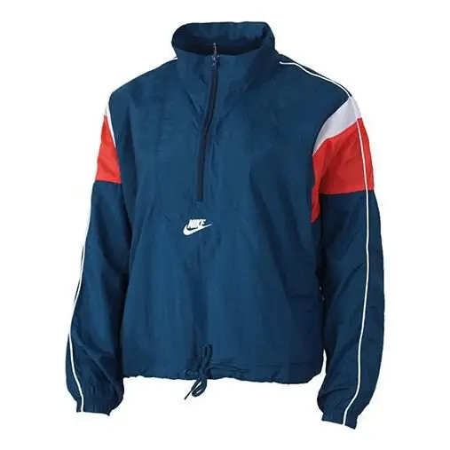 Nike Windbreaker Jacket With Zip-up And Drawstring Hem
