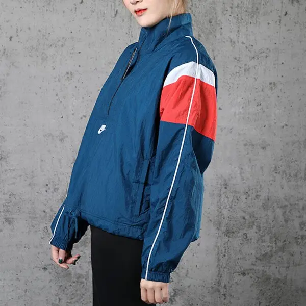 Nike Windbreaker Jacket With Zip-up And Drawstring Hem