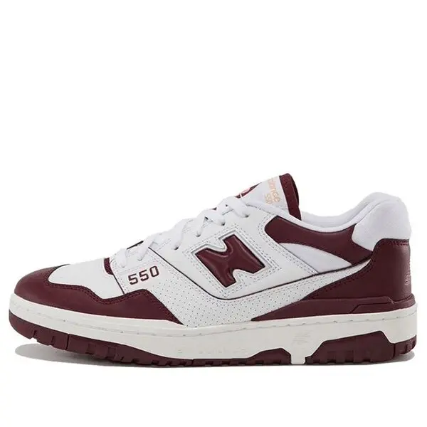 NEW BALANCE 550 Sneakers - White/burgundy