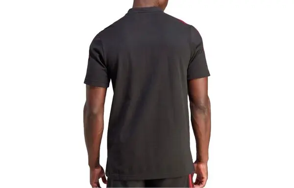 Adidas Manchester United Dna 3-stripe Polo Shirt 'black