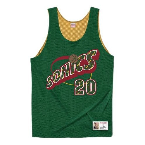 Mitchell & Ness Seattle Supersonics Gary Payton 1995-96 Reversible Mesh Tank - Default Colorway