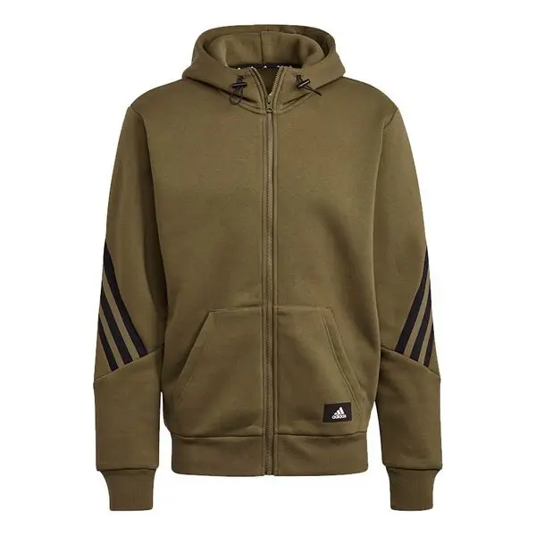 Adidas Fi Wtr Fz Stripe Sports Hooded Jacket - Default Color