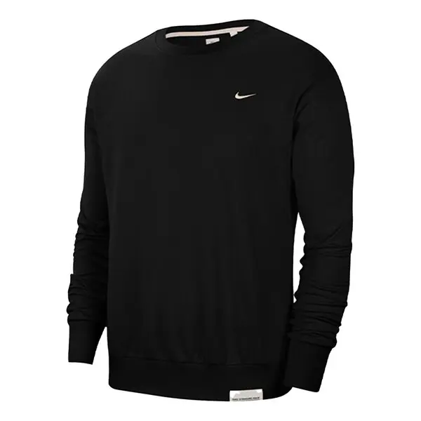 Nike Standard Issue Dri-fit Crew Neck Sweatshirt - Black