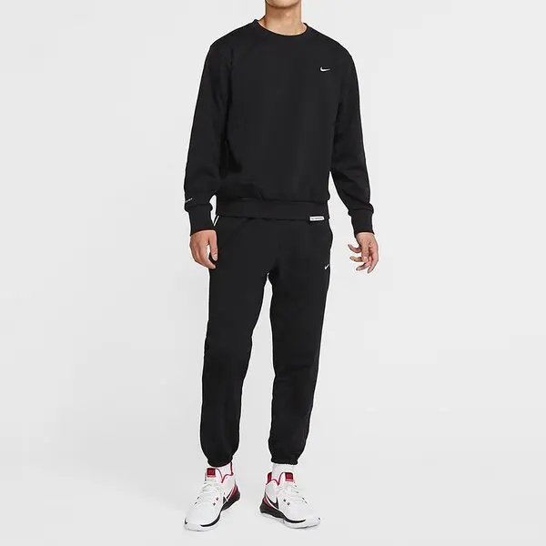 Nike Standard Issue Dri-fit Crew Neck Sweatshirt - Black