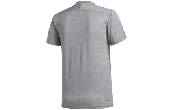 Adidas Training Sports Short Sleeve Tee 'light Grey - Light Gray