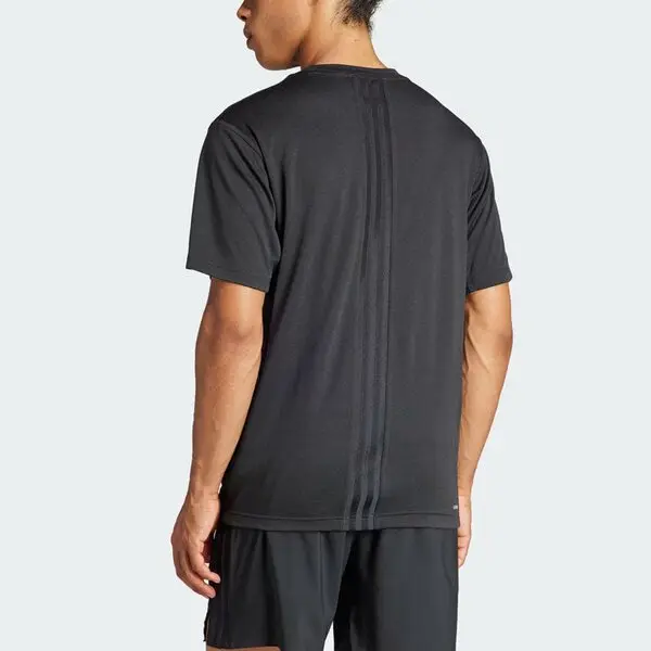 Adidas Hiit Workout 3-stripes Tee - Black