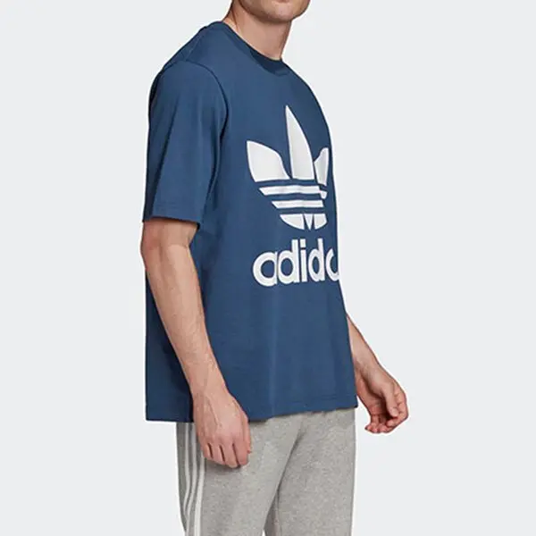 Adidas Originals Sports Round Neck Short Sleeve - Blue
