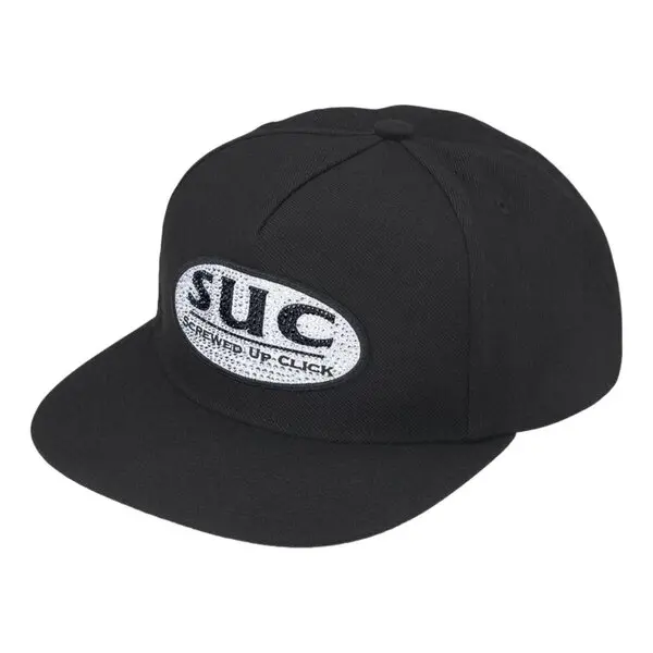 Supreme X Dj Screw Suc 5-panel Cap - Black