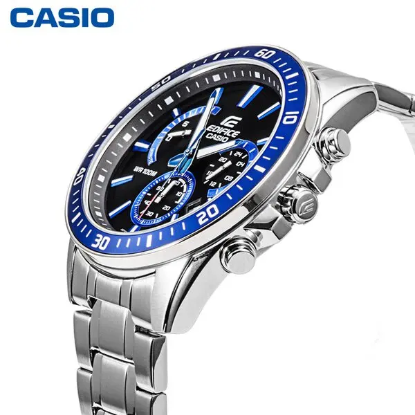 Casio Waterproof Edifice Stainless Steel Strap Analog