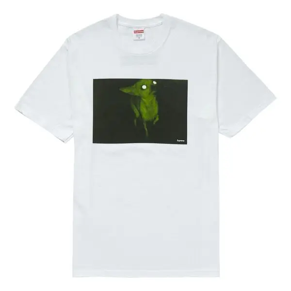 Supreme Fw18 Chris Cunningham Chihuahua Tee - White