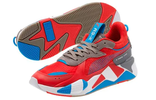 PUMA Rs-x Retro High-top Sneakers - Red/blue