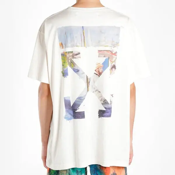 Off-White Colored Arrows Short Sleeve Oversize Tee