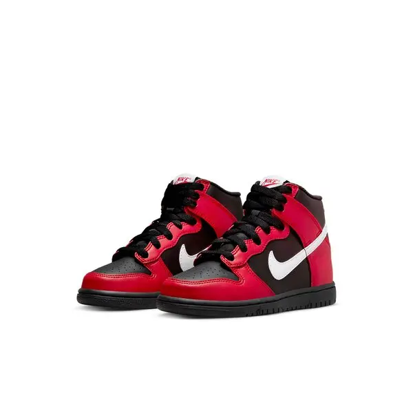 Nike Dunk High Sneakers - Black/red