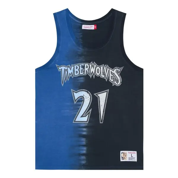 Mitchell & Ness Minnesota Timberwolves "21" Tie-dye Basketball Jersey - Default Colorway