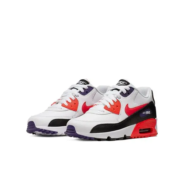 Nike Max 90 Leather Sneakers - White/black