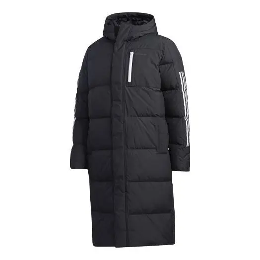 Adidas Neo Sports Hooded Down Jacket - Black
