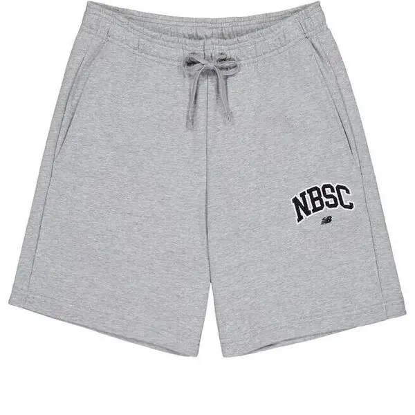 NEW BALANCE Athletics Sports Club Cotton Shorts - Grey