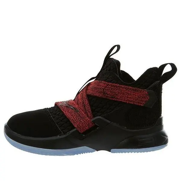 Nike Lebron Soldier 12 Basketball Shoes - Black/red