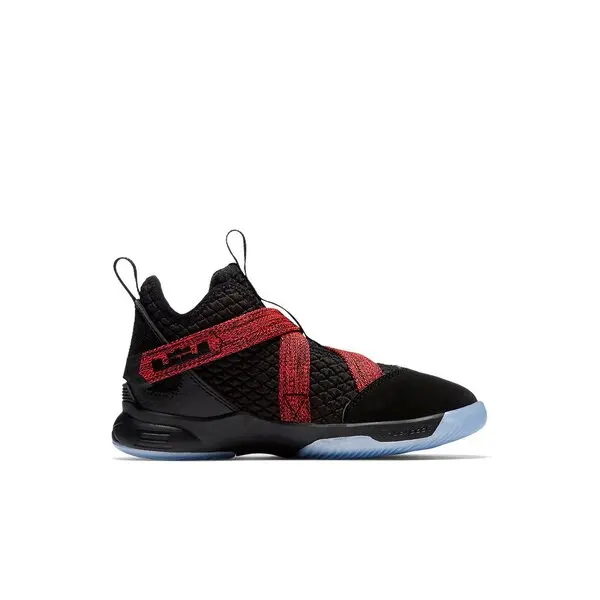 Nike Lebron Soldier 12 Basketball Shoes - Black/red