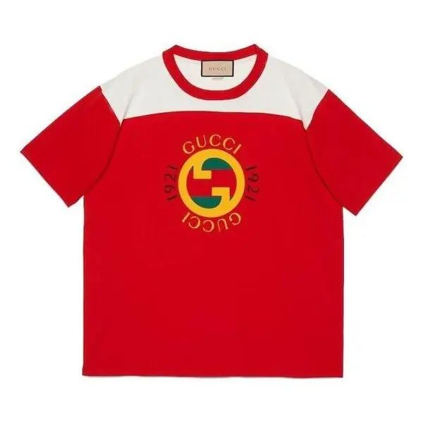 Gucci Cotton Jersey T-shirt With Print - Red