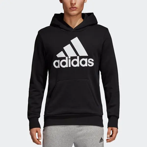 Adidas Logo Drawstring Sports Hoodie