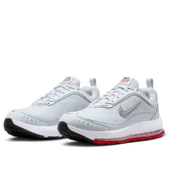 Nike Max Ap Sneakers - Grey/red/metallic Silver