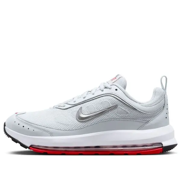 Nike Max Ap Sneakers - Grey/red/metallic Silver