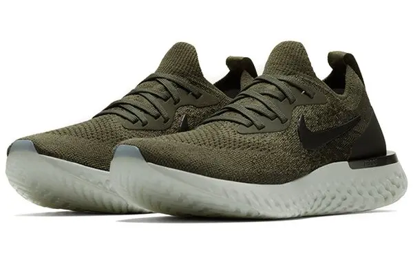 Nike Epic React Flyknit "olive" Sneakers - Cargo Khaki