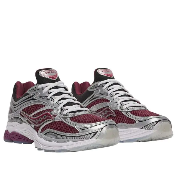 Saucony Progrid Omni Socktop Athletic Sneakers - Maroon/black