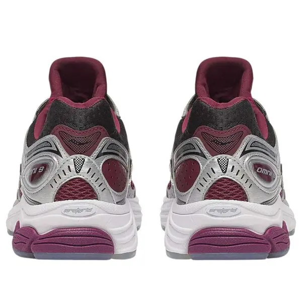 Saucony Progrid Omni Socktop Athletic Sneakers - Maroon/black